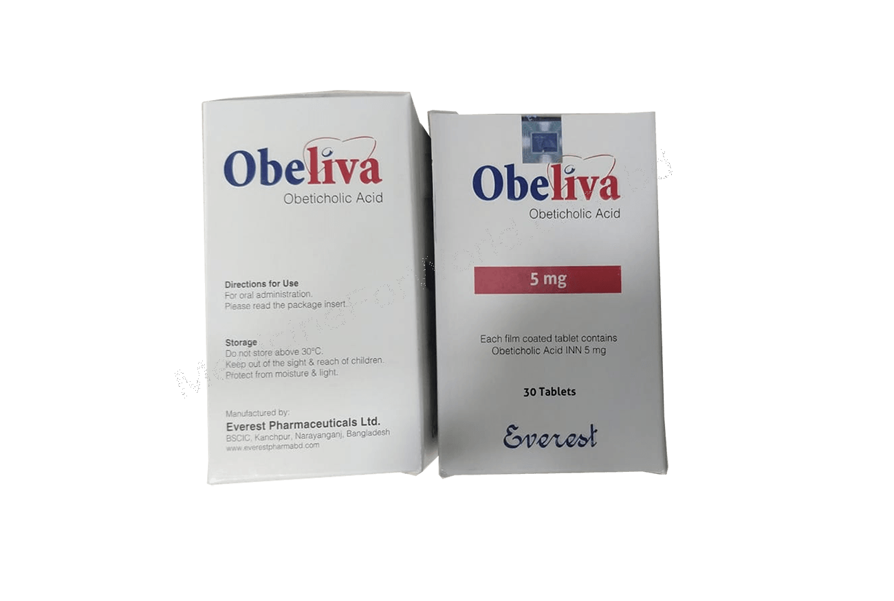 Buy Obeliva 10mg- 5mg online- Generic Obeticholic Acid- Everest Pharma