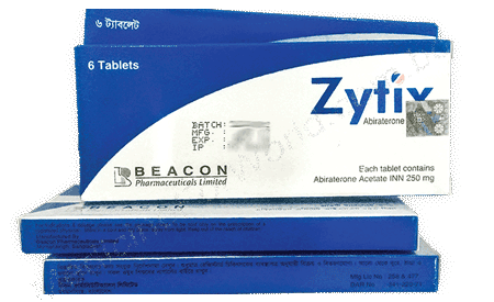Buy Zytix 250mg online- Generic Abiraterone Acetate- Beacon pharma